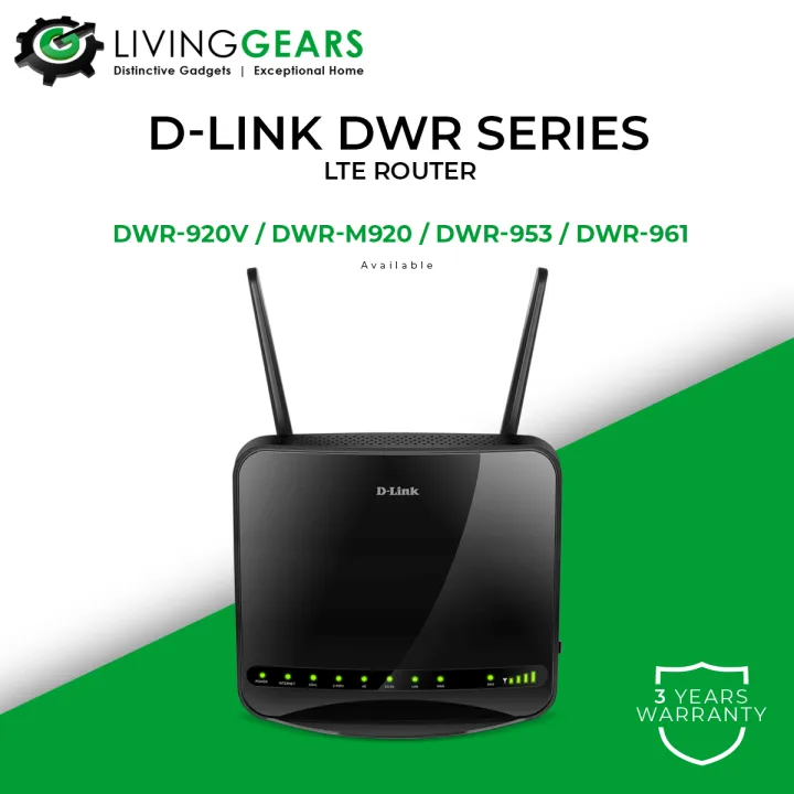 D-LINK DWR-920V / DWR-M920 / DWR-953 / DWR-961 SIM CARD 4G LTE ROUTER ...
