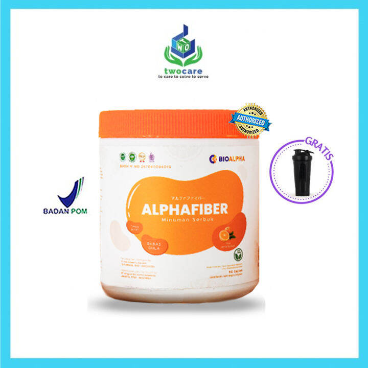 Bio Alpha Alphafiber 250gr 50 Sajian Minuman Fiber Untuk Diabetes ...