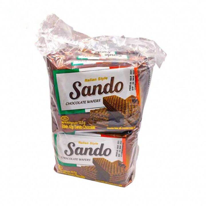 [TKM] Sando Italian Style Chocolate Wafers (10 Pcs x 48g) | Lazada