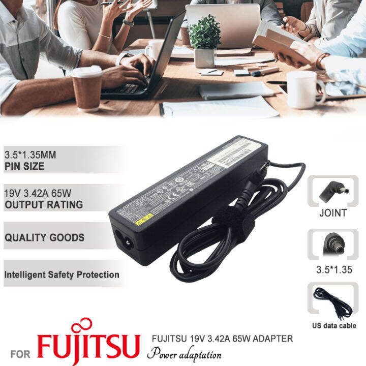 Adapter for Fujitsu ADP 65MD B FMV AC342B 19V 3.42A 3.5x1.35mm Laptop ...