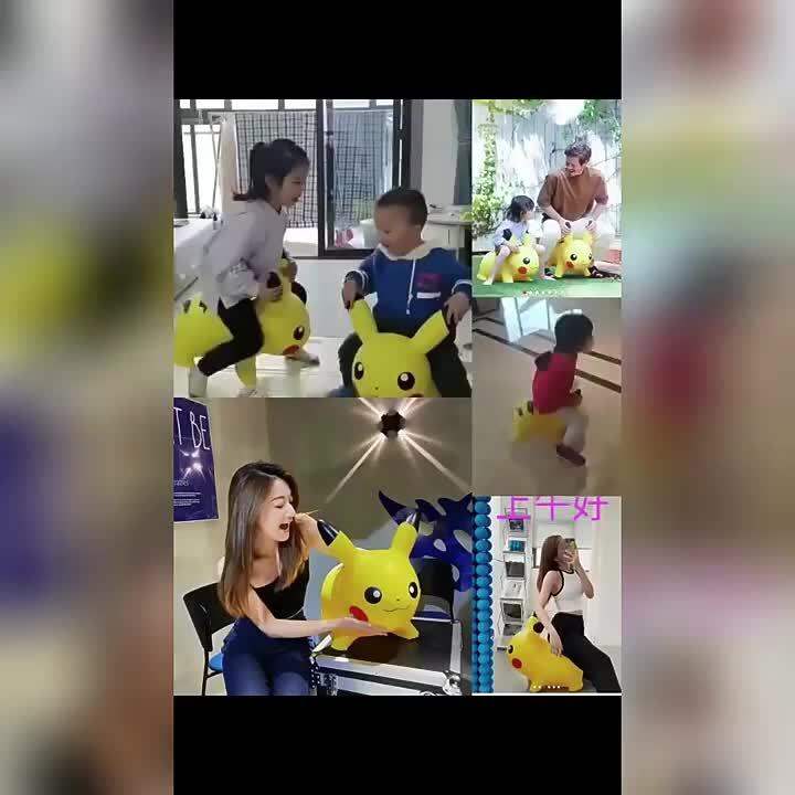 New Pokemon Pikachu Anime Kawaii Vaulting Horse Stool High Quality ...