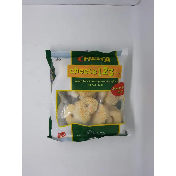 Fiesta cheese 123 250 gr / nugget ayam bentuk angka | Lazada Indonesia
