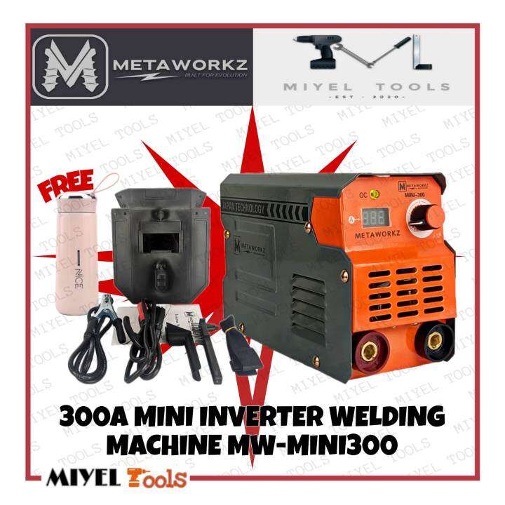 METAWORKZ 300A ARC Mini Inverter Welding Machine MW-MINI300 w/ FREE ...