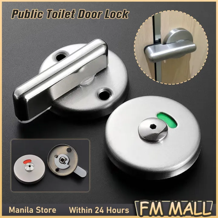 Privacy Indicator Lock Indicator Door Lock, Stainless Steel Rotating ...