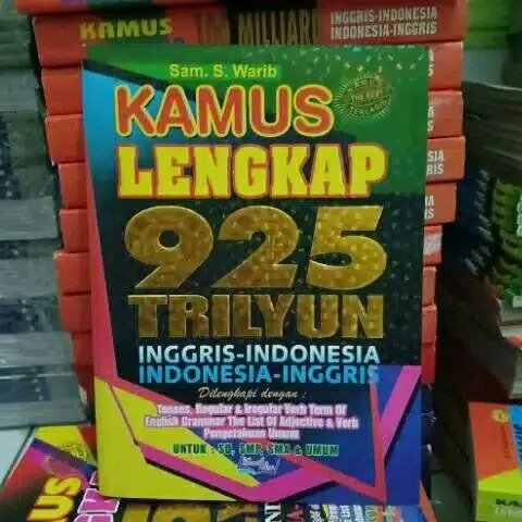 Kamus lengkap bahasa Inggris 925 triliyun FULL COLOUR UKURAN 21 X 15 ...