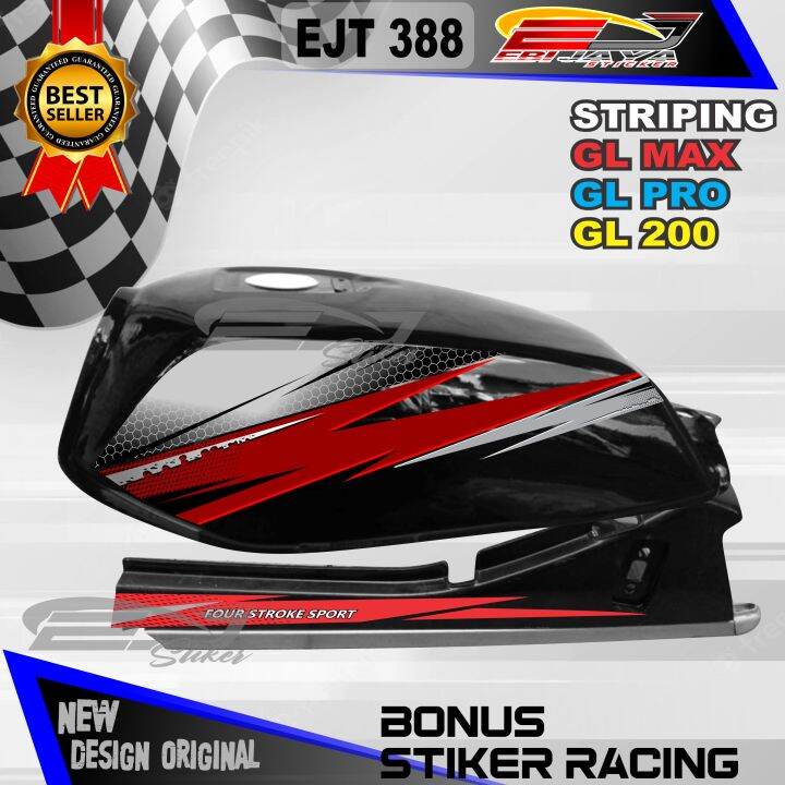 striping motor gl max gl pro gl neotech variasi hologram stiker lisbody ...