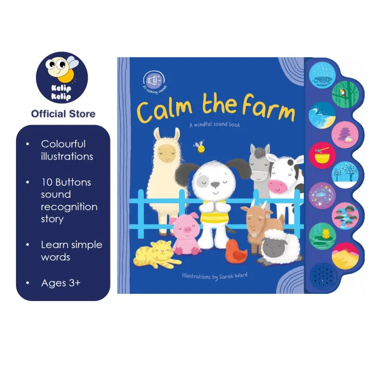 Farm Animals Sound Book for Kids to Learn to Control Emotions & Be ...