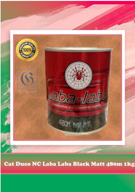Cat Duco NC Laba Laba Black Doff Matt 480M 1kg | Lazada Indonesia