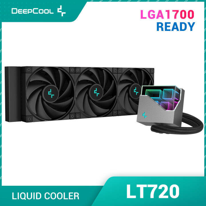 DeepCool LT720 Premium Liquid CPU Cooler, 360mm Radiator, High ...