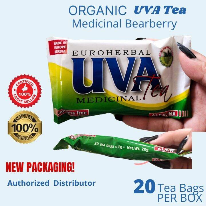 ☼Uva Tea ORIGINAL EUROHERBAL (20 tea bags) | Lazada PH