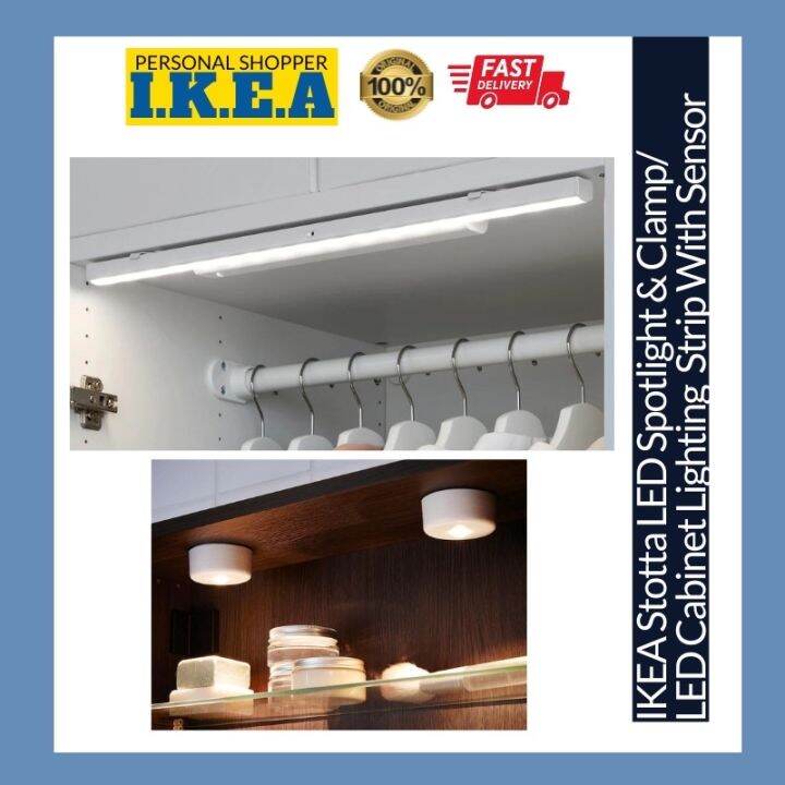 {huupo neon} IKEA Stotta LED Spotlight and Clamp Battery Operated ...