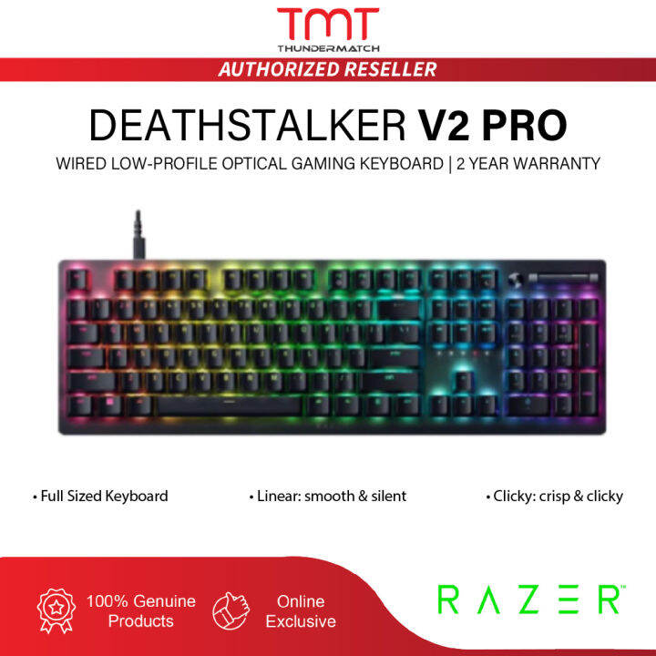 Razer DeathStalker V2 Pro / V2 Pro TKL / V2 Low-Profile Optical Gaming ...