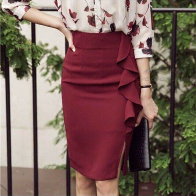 nwe Formal office skirt stretchable#848 | Lazada PH