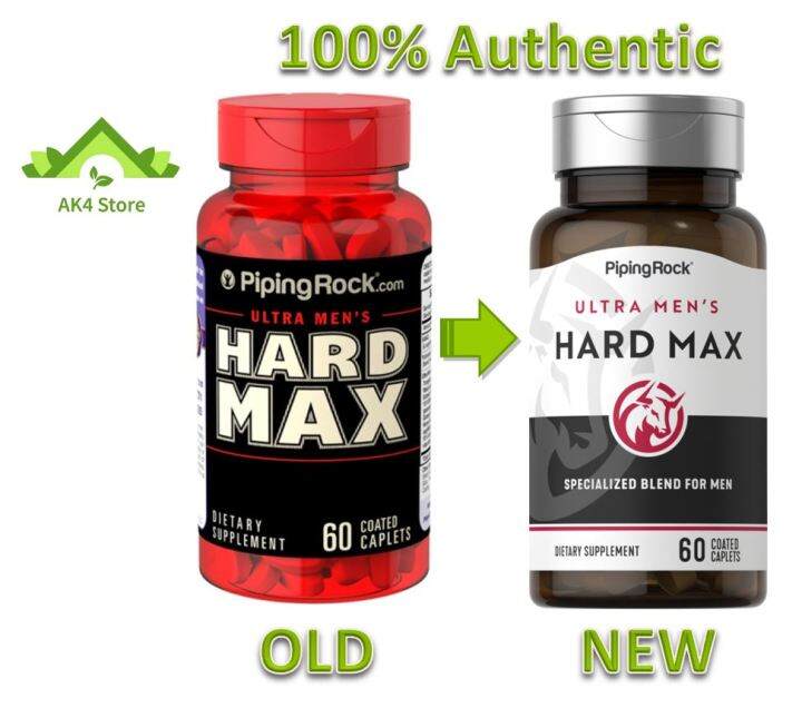 Ultra Men's HARD MAX, 60 Coated Caplets, Intimacy Aid, Piping Rock | Lazada PH