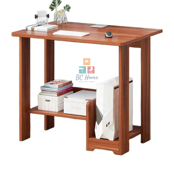 Compact Office Working Computer Desk Table with Shelf | Lazada PH