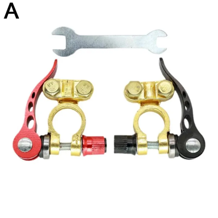 1 Pair Car Battery Terminals 12V Auto Battery Terminal Connector ...