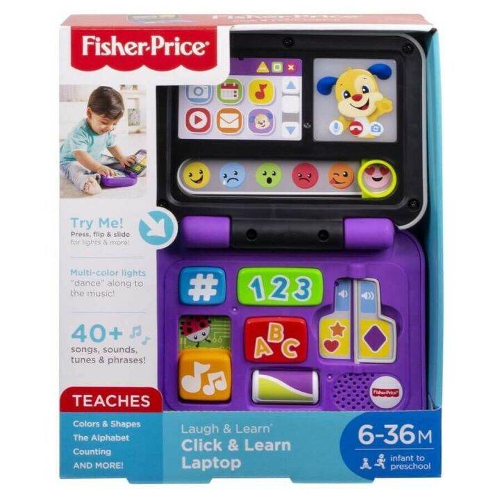 Fisher-Price Laugh & Learn, Click & Learn Laptop, children toy laptop ...