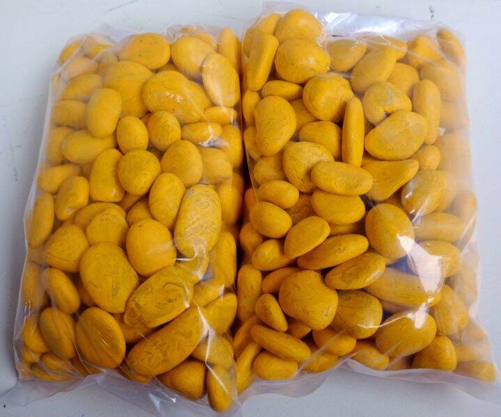 Batu koral warna kuning 500 gram/ batu alam warna warni / batu koral ...