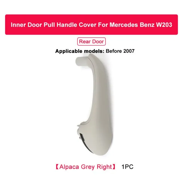 ปลอกหุ้มสำหรับ Mercedes Benz C-Class W203มือจับประตูด้านในอุปกรณ์ตกแต่ง ...