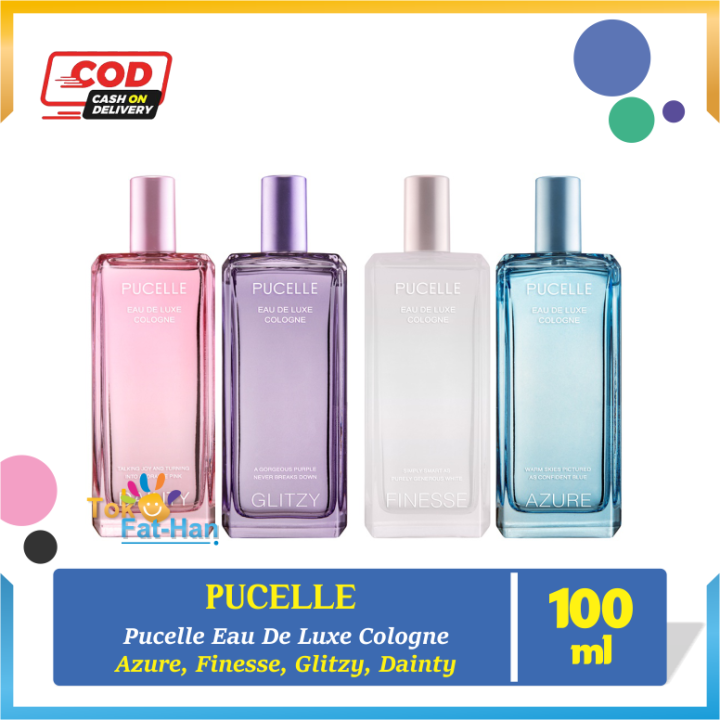 Pucelle Eau De Luxe Cologne 100ml / Azure, Finesse, Glitzy, Dainty ...