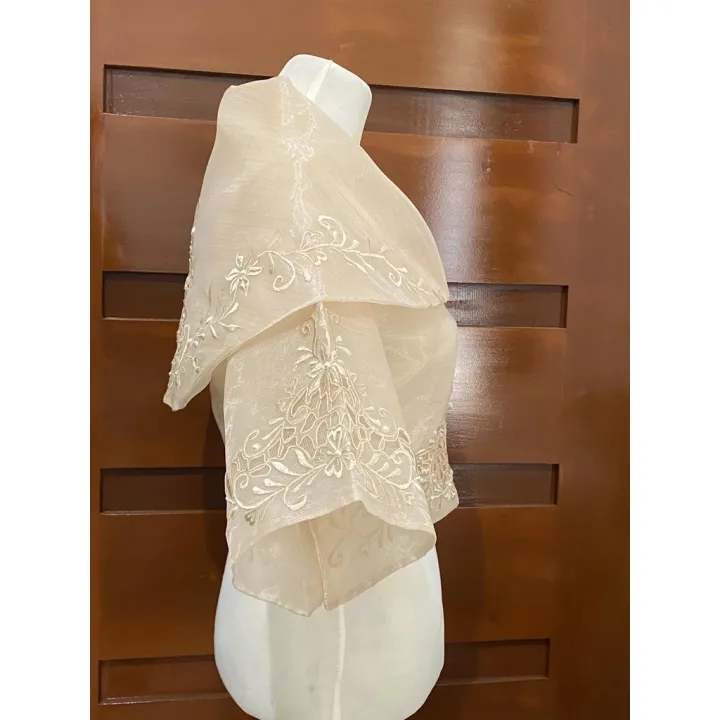 Embroidered Modern Filipiniana Maria Clara Top urban short for women ...