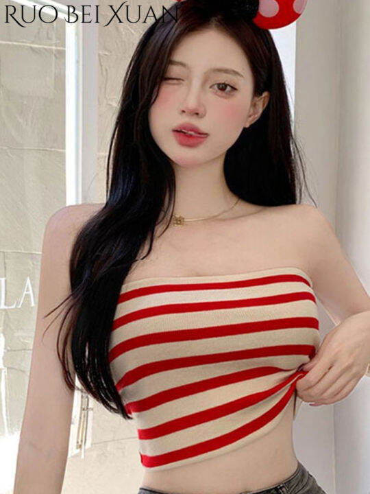 Ruo Bei Xuan สาวเสื้อกั๊กเซ็กซี่ในฤดูร้อนส่วนบน Tali Bahu ป้องกันการ ...