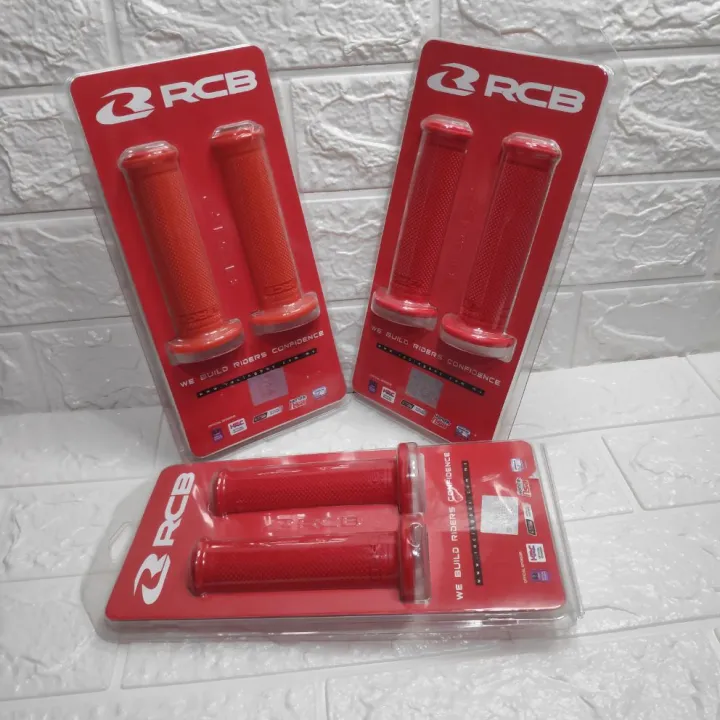 1 Pair Red Handle Grip 01HG017R - Original | Lazada PH