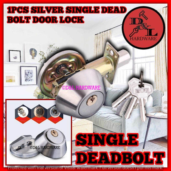 D-2109 #101 SINGLE DEAD BOLT High Security Single Cylinder Deadbolt ...