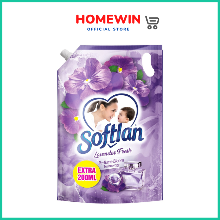 Softlan Lavender Fresh Fabric Softener (1.6L Refill) | Lazada