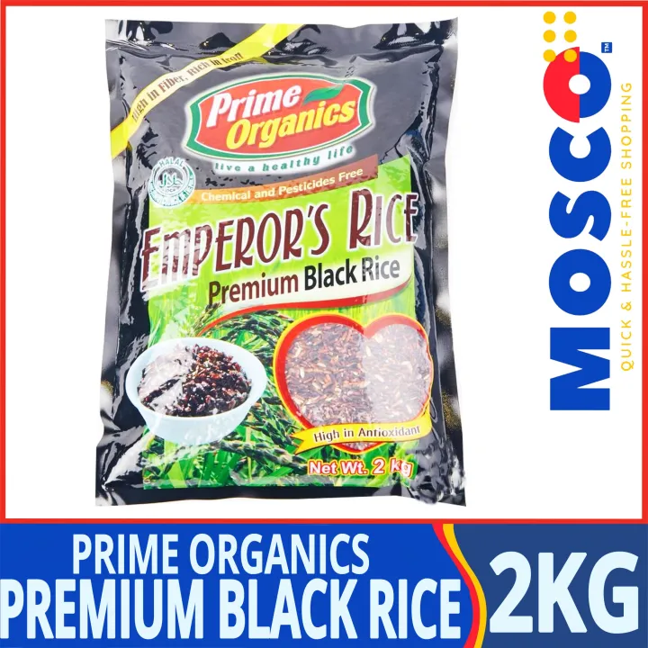Prime Organics Premium Black Rice 2kg | Lazada PH