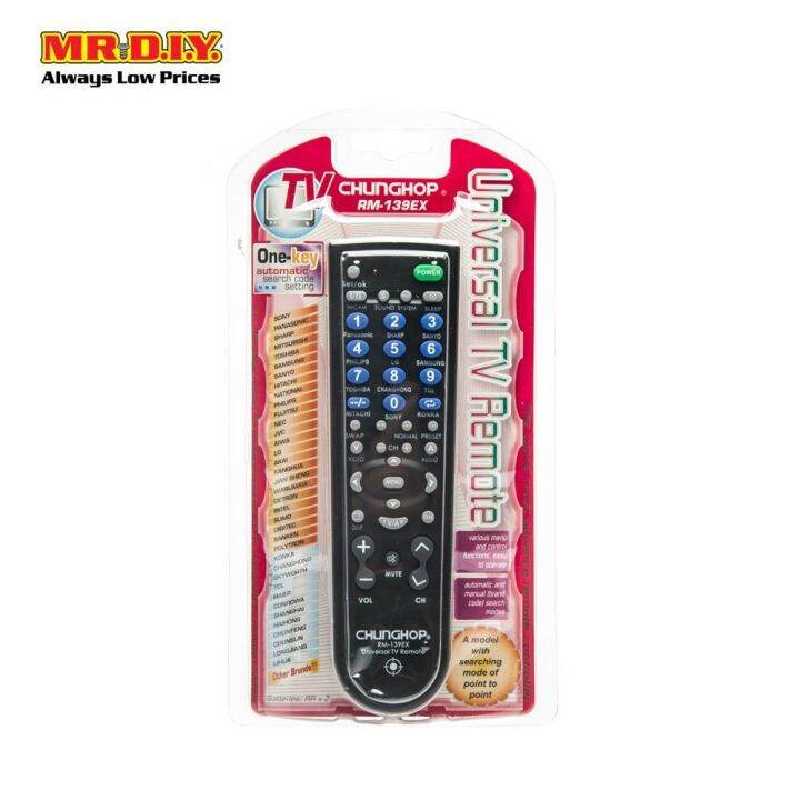 CHUNGHOP Universal TV Remote Control | Lazada