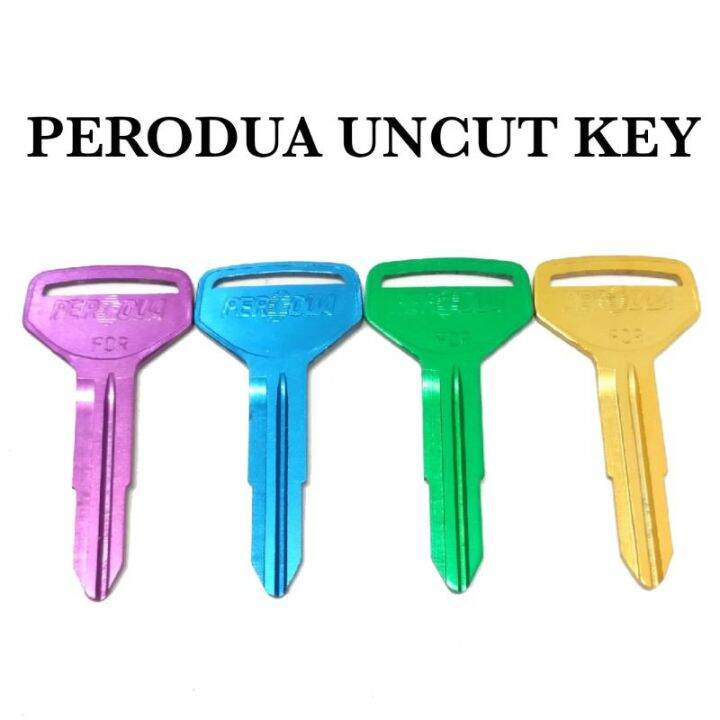 PERODUA UNCUT KEY ALUMINUM KUNCI | Lazada