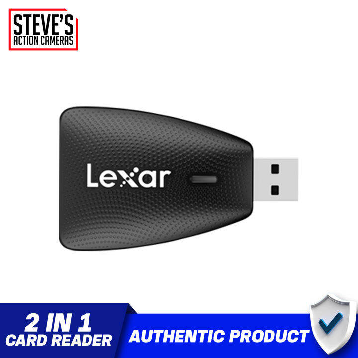 Lexar Multi-Card 2 in 1 USB 3.1 Reader for SD and micro SD LRW450UB ...