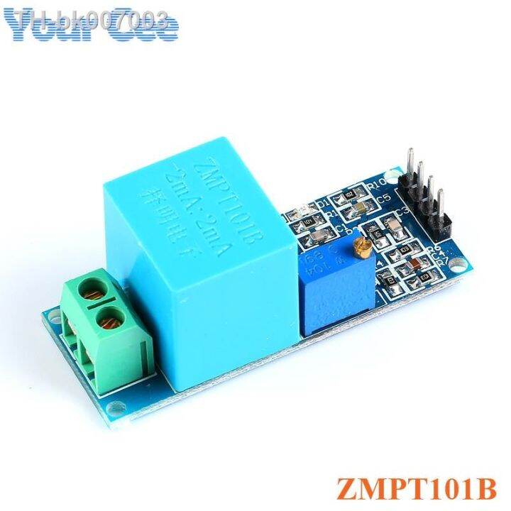 ∋ AC Current Sensor ZMPT101B High Precision Current Transformer Board ...