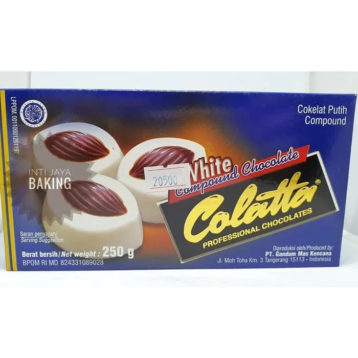 White chocolate compund colatta 250g cokelat compound | Lazada Indonesia