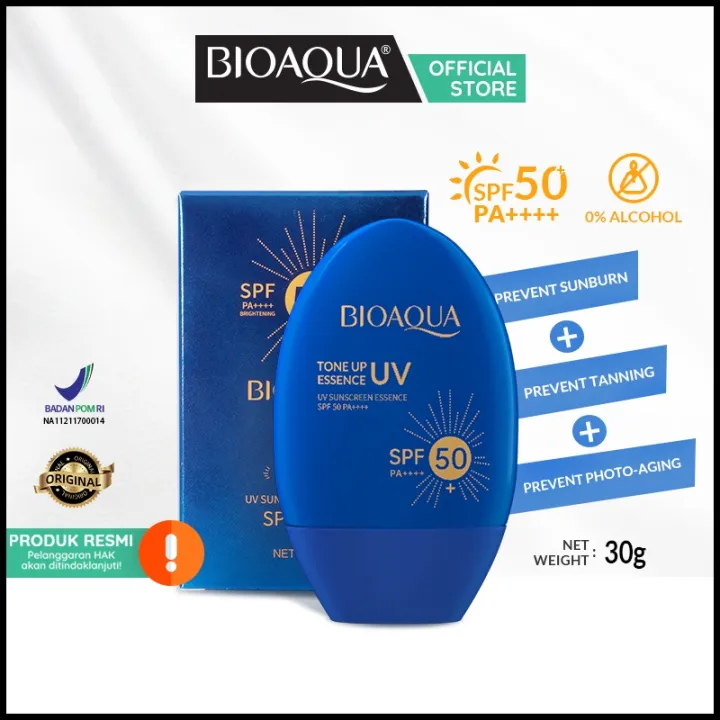 ICS1- 【BPOM】BIOAQUA UV Sunscreen Essence SPF 50 PA++++ 30g sunscreen ...