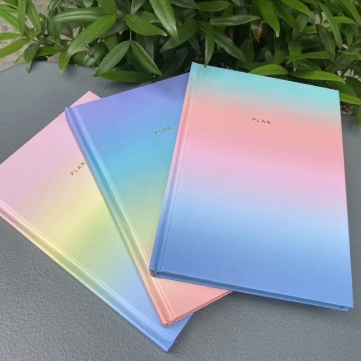Rainbow Planner Pastel Hardbound Open Dated Planner | Lazada PH