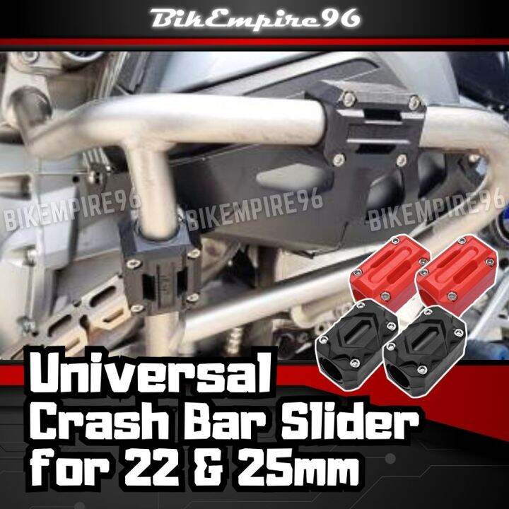 Universal Crash Bar Slider Guard 22 & 25mm | Lazada