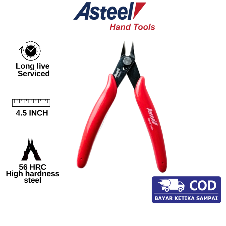 ASTEELTang Potong Kawat /Tang potong kabel mini/ Tang potong Mini 4.5 ...