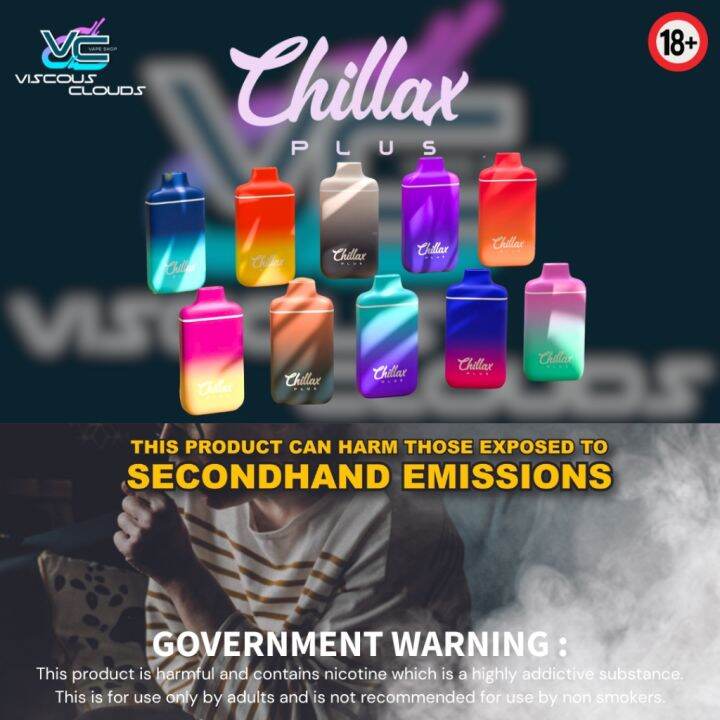 （New product） Chillax Plus 6000 Puffs Disposable Pod Vape (LEGIT ...