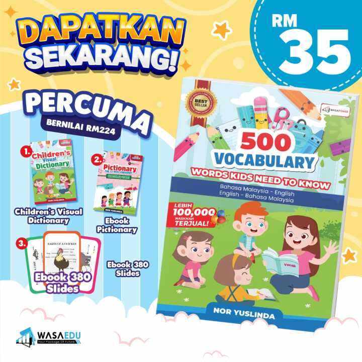 Wasapower - 500 Vocabulary Words Kids Need To Know | buku 500 vocabulary | 500 vocabulary book ...