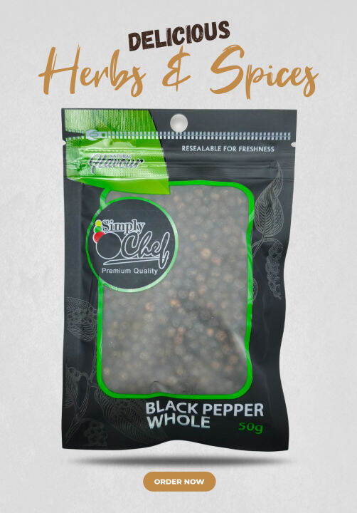 Simply Chef Pepper Whole (50g, 75g, 100g) | Lazada PH