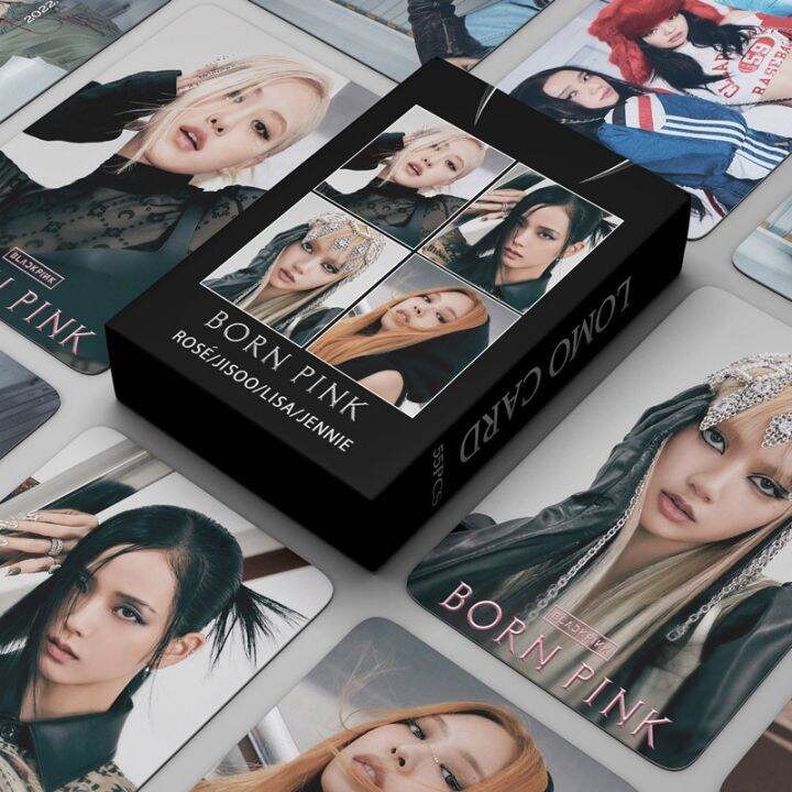 55pcs/box BLACKPINK Photocards 2022 BORN PINK Album LOMO Card Postcard (READY STOCK) | Lazada PH
