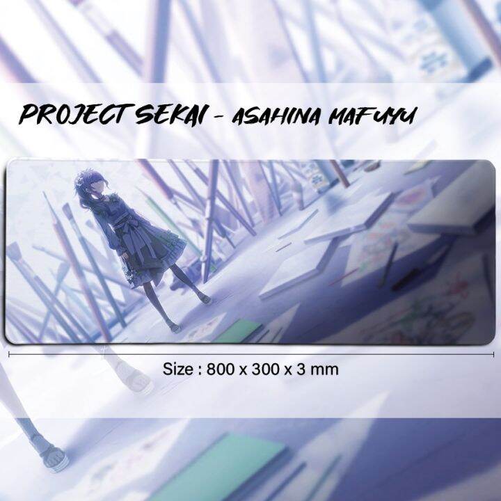 Project Sekai Asahina Mafuyu World 800 * 300mm Gaming Mouse Pad | Lazada PH