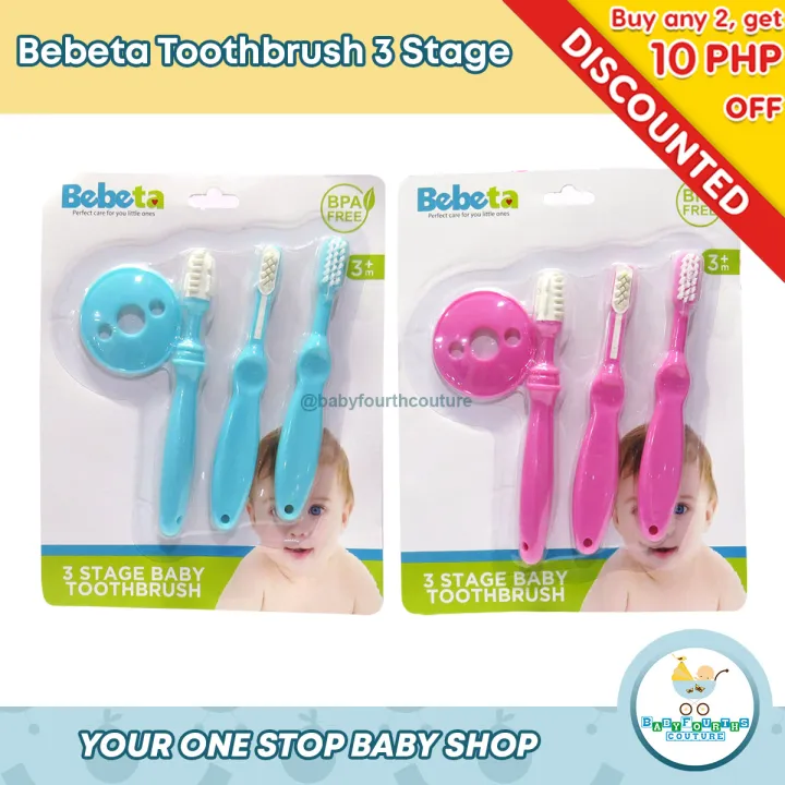 Bebeta Toothbrush-3 Stage for Baby | Lazada PH