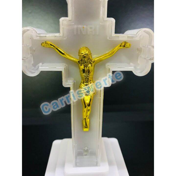 led light crucifix jesus christ with stand | Lazada PH