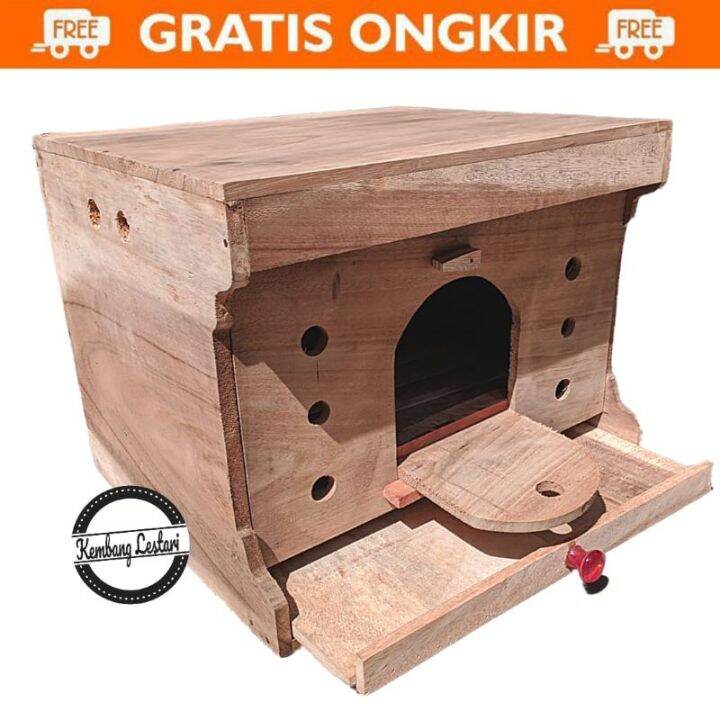 GUPON PAGUPON KANDANG BURUNG DARA MERPATI KAYU | Lazada Indonesia