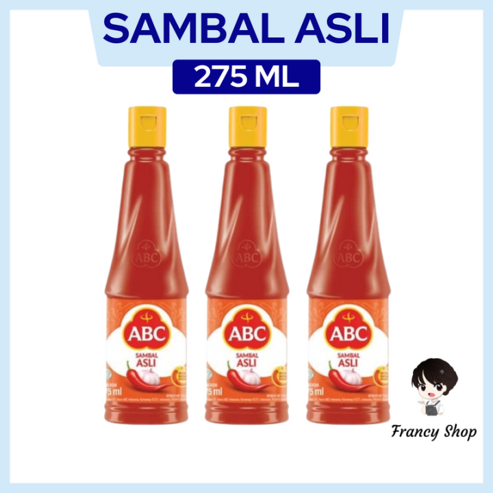 Paket Murah Sambal Botol ABC Sambal Asli 275 ml x3 Pcs | Lazada Indonesia