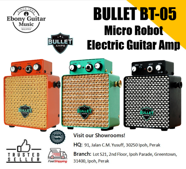 Bullet BT 05 Micro Robot Electric Guitar Amplifier 5 watt Mini Amp | Lazada