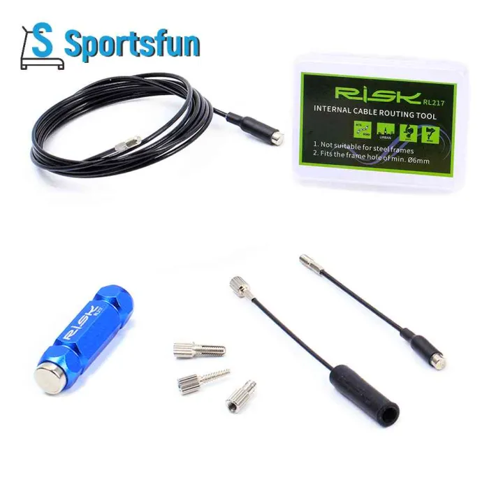 RISK MTB Bike Internal Cable Routing Tool Bicycle Magnet Inner Cable ...